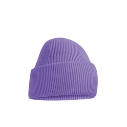 Yuhu Beanie aus Polyester Unisex f&uuml;r Herbst und Winter in Lila | Gr.: onesize