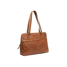 The Chesterfield Brand Branson Schultertasche Leder 37 cm Laptopfach in cognac | Gr.: onesize