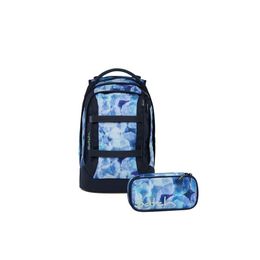 Satch Schulrucksack-Set PACK Blurry Sky 2-teilig in Blau | Gr.: onesize