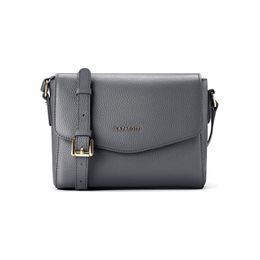 Lazarotti Bologna Leather Umh&auml;ngetasche Leder 22 cm in grey | Gr.: onesize