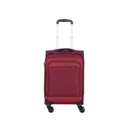 d&n D&N Travel Line 9504 4 Rollen Kabinentrolley S 55 cm in dark red | Gr.: onesize