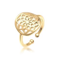 Elli Ring 925 Sterling Silber Ornament, Traumf&auml;nger in Gold | Gr.: onesize