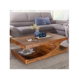 KADIMA DESIGN Couchtisch BOHA Massiv-Holz 118 cm breit Wohnzimmer-Tisch in Massivholz | Gr.: onesize