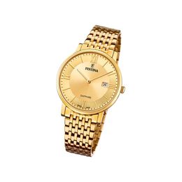 Analog-Armbanduhr Festina Swiss Made gold mittel (ca. 39mm) | Gr.: onesize