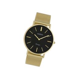 Analog-Armbanduhr Oozoo Vintage Series gold gro&szlig; (ca. 40mm) | Gr.: onesize