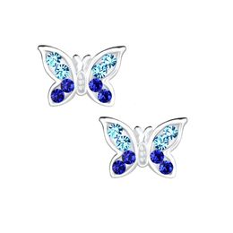 schmuck23 Silber Ohrringe 925 Schmetterling 0,7 cm x 0,8 cm | Gr.: onesize