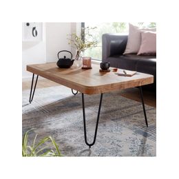 KADIMA DESIGN Couchtisch BAGLI Massiv-Holz 115 cm breit Wohnzimmer-Tisch in Akazie | Gr.: onesize