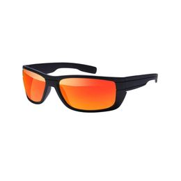 BEZLIT Sportbrille in Schwarz Rot Verspiegelt | Gr.: onesize