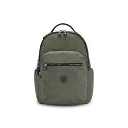 Kipling Basic Seoul Rucksack 44 cm Laptopfach in green moss | Gr.: onesize