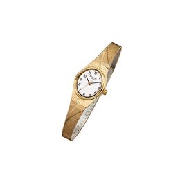 Regent Uhren Analog-Armbanduhr Regent Metallarmband gold extra gro&szlig; (ca. 20x22mm) | Gr.: onesize