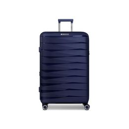 Franky London 4 Rollen Trolley L 74 cm mit Dehnfalte in dark blue | Gr.: onesize