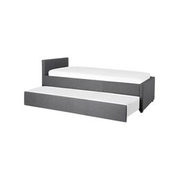 Beliani Tagesbett MARMANDE in Grau - (W) 96 x (H) 82 x (L) 214 cm | Gr.: onesize