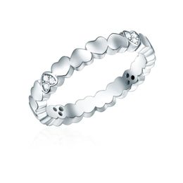 Rafaela Donata Ring Herz Sterling Silber Zirkonia in silber | Gr.: 56