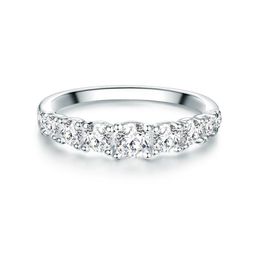 Trilani Ring aus Sterling Silber mit Zirkonia in silber | Gr.: 63