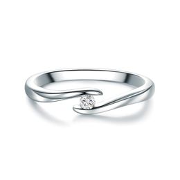 Trilani Diamant-Ring aus Sterling Silber mit Diamant in silber | Gr.: 58