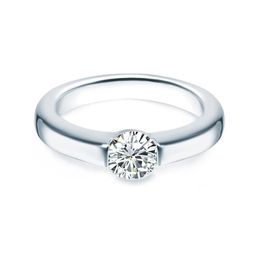 Trilani Ring aus Sterling Silber mit Zirkonia in silber | Gr.: 50