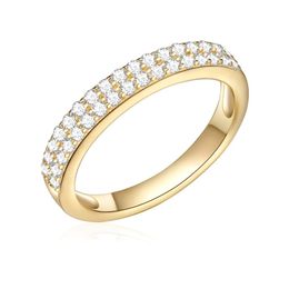 Rafaela Donata Ring Sterling Silber Zirkonia in gelbgold | Gr.: 54