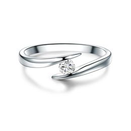 Trilani Ring aus Sterling Silber mit Topas in silber | Gr.: 52