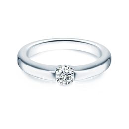 Trilani Ring aus Sterling Silber mit Zirkonia in silber | Gr.: 52
