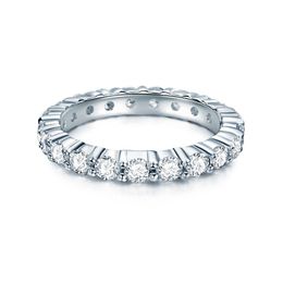 Trilani Ring aus Sterling Silber mit Zirkonia in silber | Gr.: 54