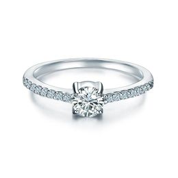 Trilani Ring aus Sterling Silber mit Zirkonia in silber | Gr.: 51
