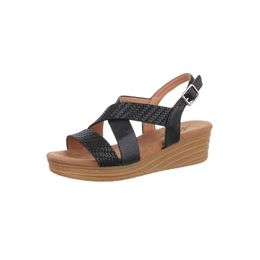 Ital-Design Sandale & Sandalette in Schwarz | Gr.: 41