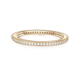 Glanzst&uuml;cke M&uuml;nchen Glanzst&uuml;cke M&uuml;nchen Ring aus Sterling Silber mit Zirkonia in gelbgold | Gr.: 60