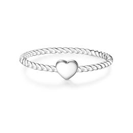 Glanzst&uuml;cke M&uuml;nchen Glanzst&uuml;cke M&uuml;nchen Ring Herz aus Sterling Silber in silber | Gr.: 54