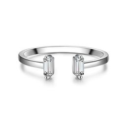 Glanzst&uuml;cke M&uuml;nchen Glanzst&uuml;cke M&uuml;nchen Ring aus Sterling Silber mit Zirkonia in silber | Gr.: 60