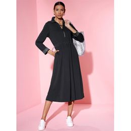 CR&Eacute;ATION L creation L Jersey-Kleid in schwarz | Gr.: 48