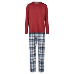 Phil & Co. Berlin Pyjama Classics in rot/blau | Gr.: XL