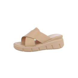 Ital-Design Sandale & Sandalette in Hellbraun | Gr.: 38