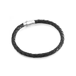 Rafaela Donata Leder-Armband aus Echtleder in schwarz | Gr.: 20 cm