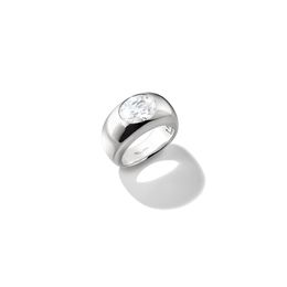 Thomas Sabo Ring Mit Wei&szlig;em Zirkoniastein Bold Elegance in silber, wei&szlig; | Gr.: 56