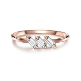 Glanzst&uuml;cke M&uuml;nchen Glanzst&uuml;cke M&uuml;nchen Ring aus Sterling Silber mit Bergkristall in ros&eacute;gold | Gr.: 56