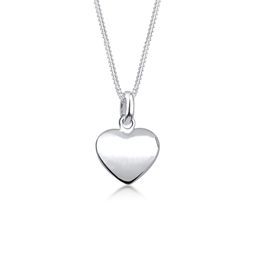 Elli Halskette 925 Sterling Silber Herz in Silber | Gr.: 55 cm