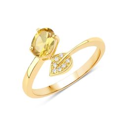 Rafaela Donata Ring Sterling Silber Beryll in gelbgold | Gr.: 60