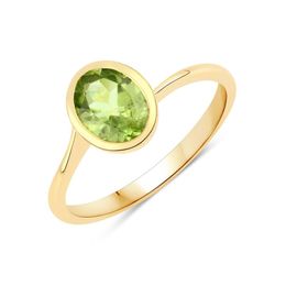 Rafaela Donata Ring Sterling Silber Peridot in gelbgold | Gr.: 52