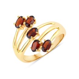 Rafaela Donata Ring aus Sterling Silber mit Granat in gelbgold | Gr.: 60