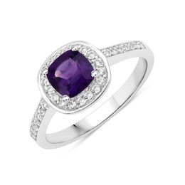 Rafaela Donata Ring aus Sterling Silber aus Amethyst in silber | Gr.: 56