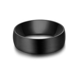True Rebels Ring aus Edelstahl in schwarz | Gr.: 70