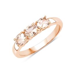Rafaela Donata Ring Sterling Silber Morganit in ros&eacute;gold | Gr.: 58