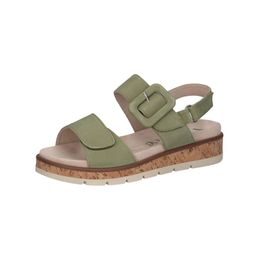 Caprice Sandale in GREEN SUEDE | Gr.: 40
