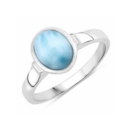 Rafaela Donata Ring Sterling Silber Larimar in silber | Gr.: 54