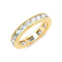 Rafaela Donata Ring aus Sterling Silber mit Blautopas in gelbgold | Gr.: 56