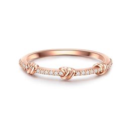 Glanzst&uuml;cke M&uuml;nchen Glanzst&uuml;cke M&uuml;nchen Ring aus Sterling Silber mit Zirkonia in ros&eacute;gold | Gr.: 52