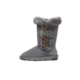 EVERAU Australia Stiefel mit Hornkn&ouml;pfen - Ashy in Grau | Gr.: 39