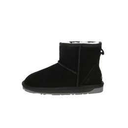 EVERAU Australia Mini Classic Stiefel Emu Nappa in Schwarz | Gr.: 42