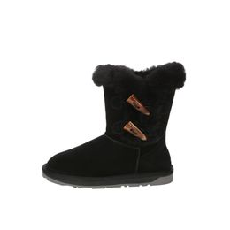 EVERAU Australia Horn Knebelknopf Kurzstiefel Stork in Schwarz | Gr.: 38