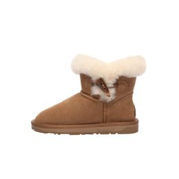 EVERAU Australia Horn Toggle Mini Stiefel Robin in Kastanie | Gr.: 41
